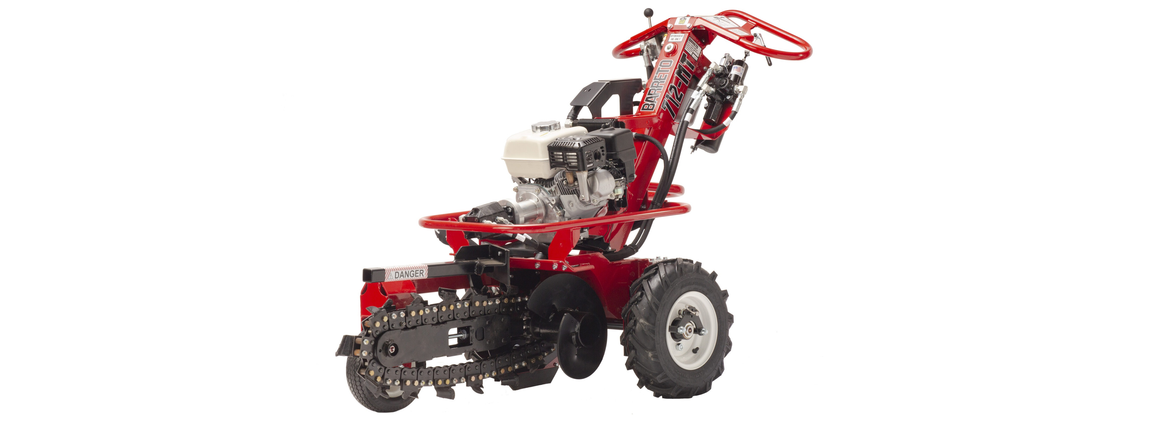 What is a trencher used for and how does it work?